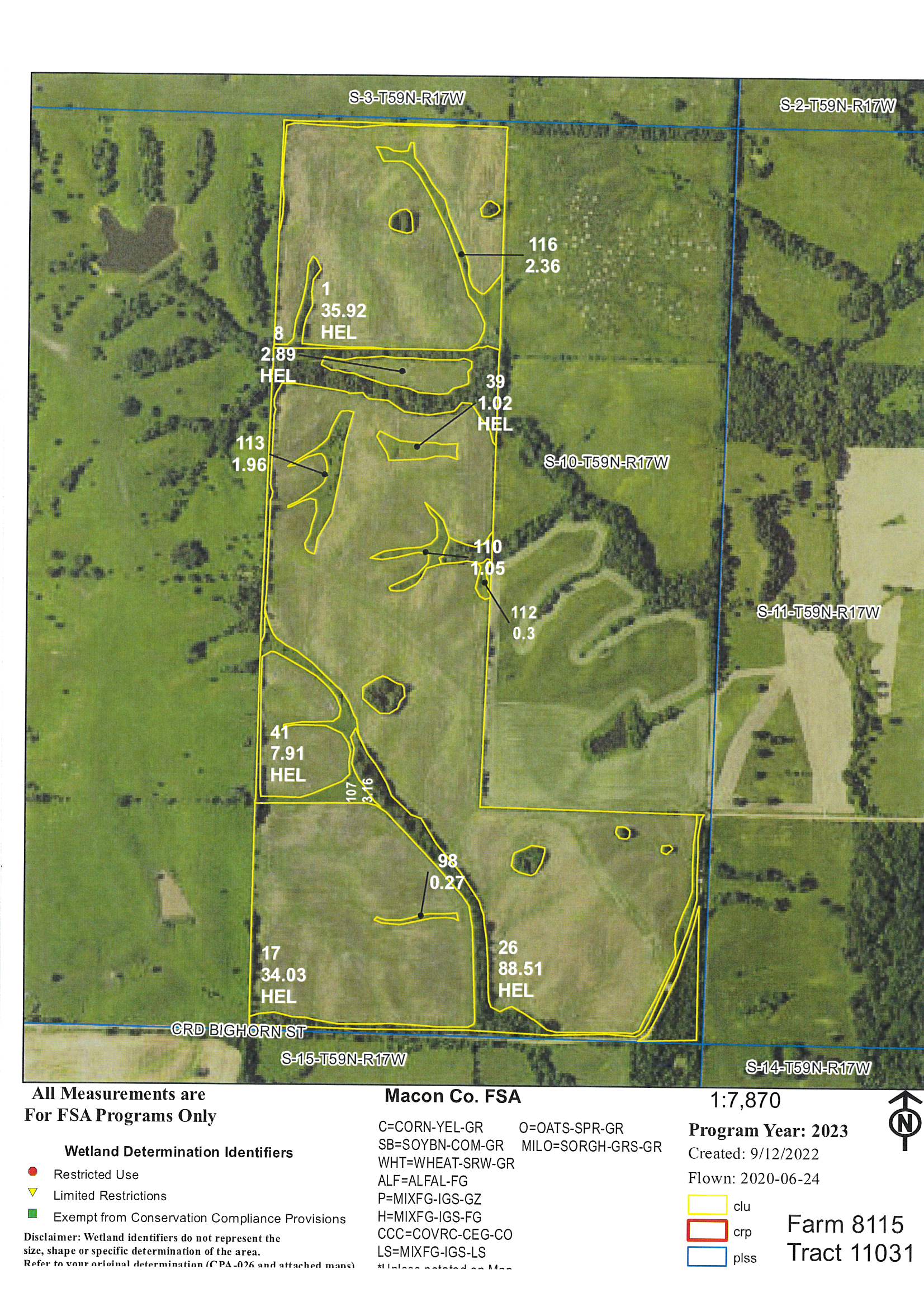 200 acres in Macon County, Missouri